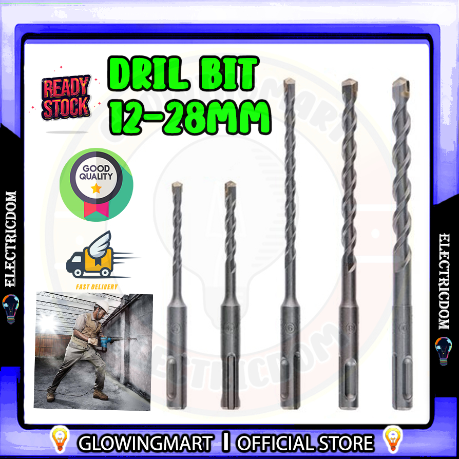 100% HIGH QUALITY SDS Plus Drill Bits (20mm 22mm 25mm 26mm 28mm ...