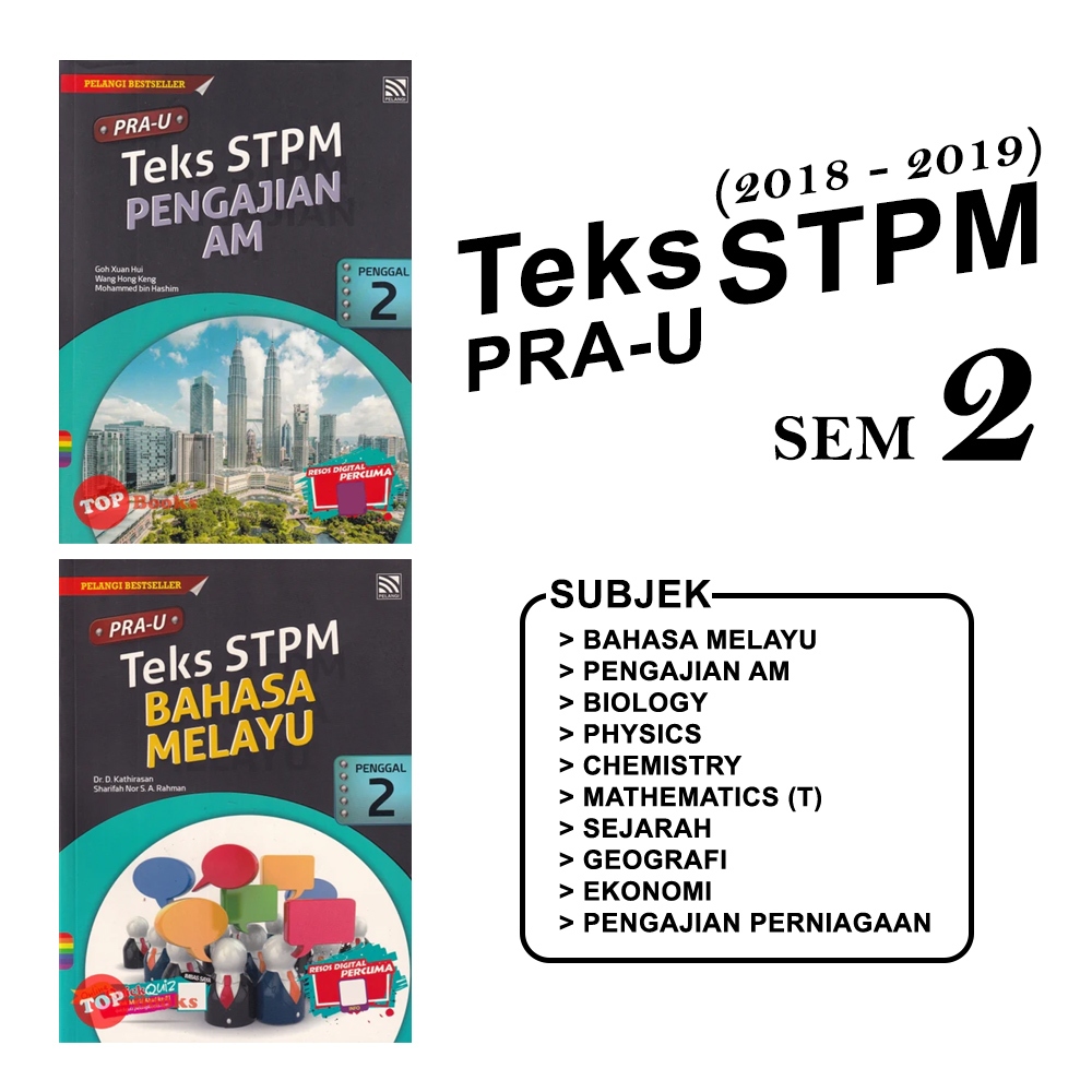 PELANGI | REFERENCE BOOK | STPM - PRA-U TEKS (SEMESTER 2 / PENGGAL 2 ...