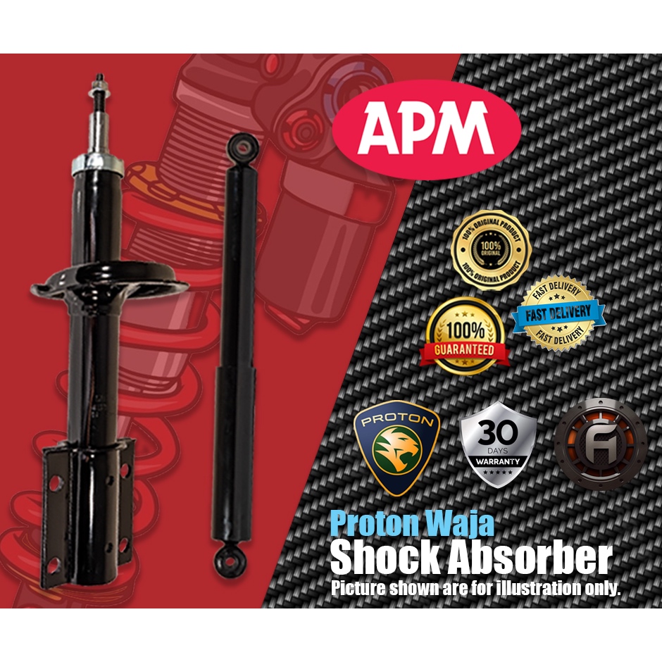 PROTON WAJA | FRONT / REAR SHOCK ABSORBERS | (APM) | Shopee Malaysia