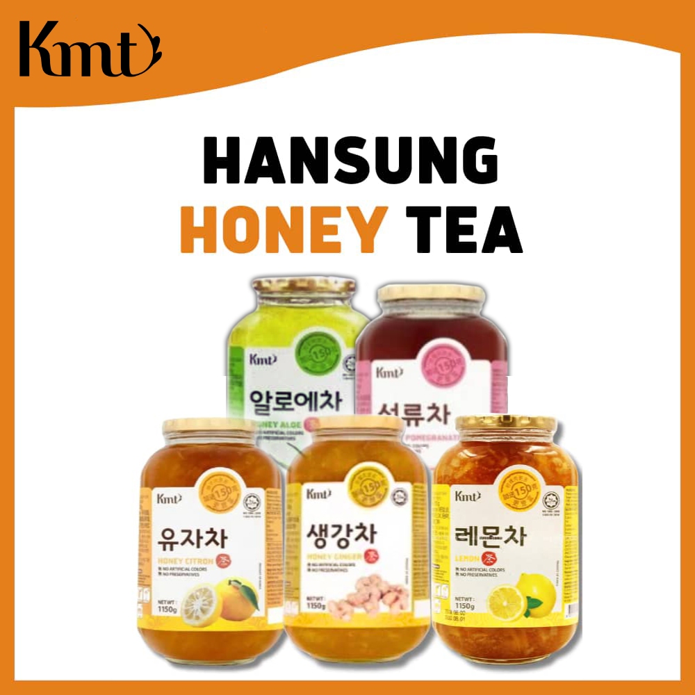 KMT Korean Hansung Honey Tea Assorted Flavour Halal 1150g | Shopee Malaysia