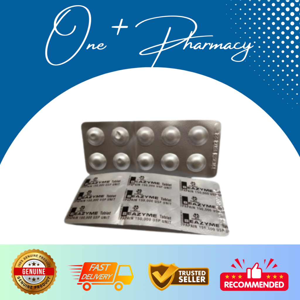 BEAZYME TAB 10'S PAPAIN | Shopee Malaysia