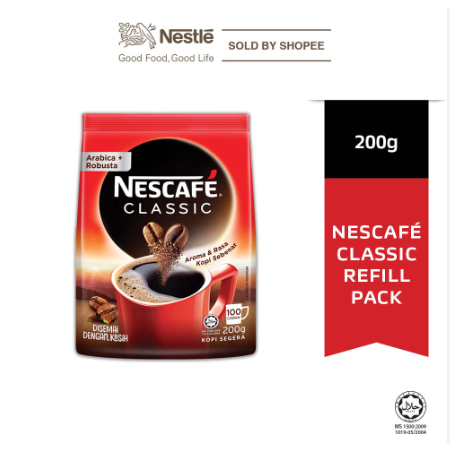 NESCAFE Classic Refill Pack (200g) | Shopee Malaysia