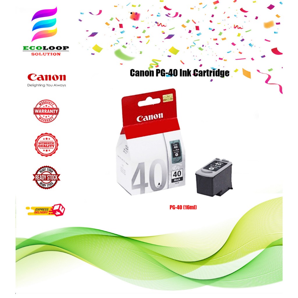 ***Genuine & Original*** Canon PG40 (Black) & CL41 (Color) Original Ink ...