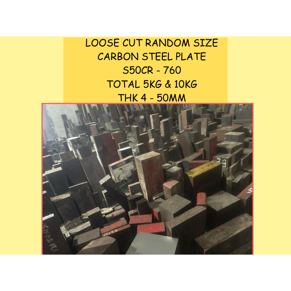 METAL STEEL PLATE CARBON STEEL PLATE S50C PLATE PAPAN BESI 5KG & 10KG ...