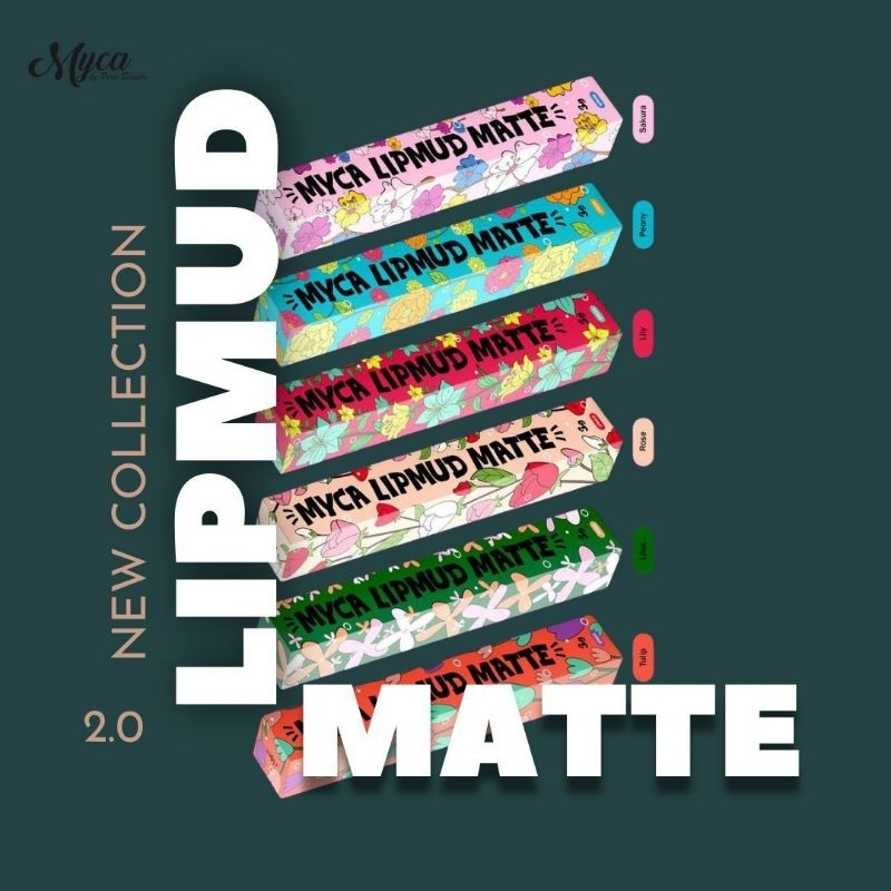 MYCA LIPMUD LIPMATTE 2.0 | Animasi Comeback Wansue Lipmatte Pigmented ...