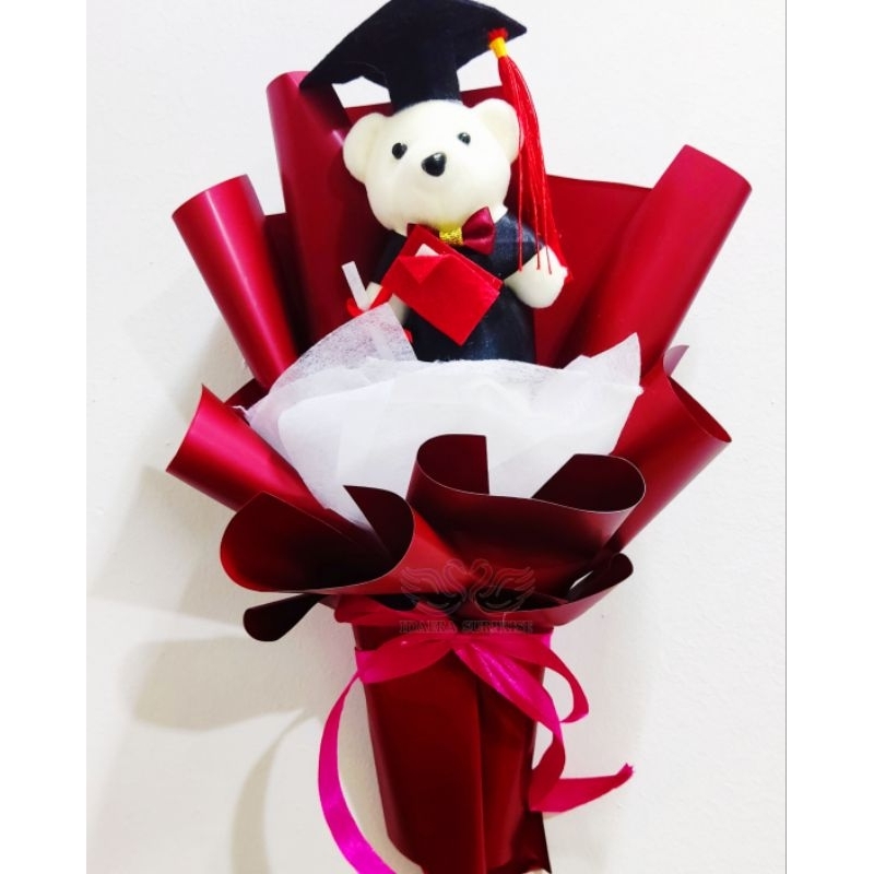 Mini Graduation Bouquet/ Bouquet Mini Graduasi 30cm| Hadiah Konvo ...