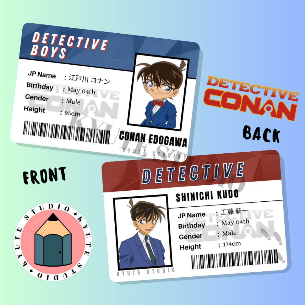 DETECTIVE CONAN ID CARDS COLLECTION | Shopee Malaysia