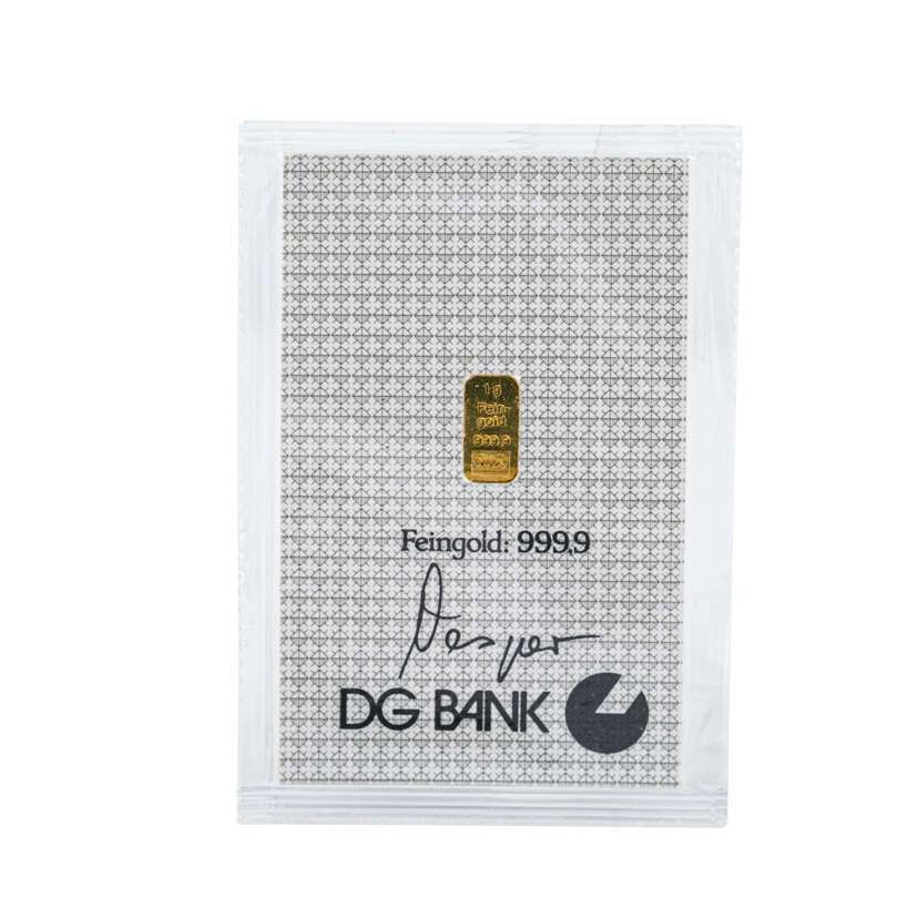 DG Bank 24K Pure Gold Bar 1g | Shopee Malaysia