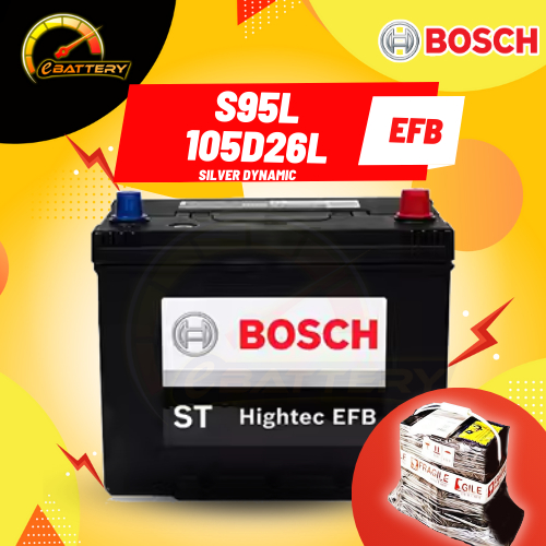 S95 Bosch ST Hightec EFB S95 S95L NS70 105D26L EFB Car Battery | Bateri Kereta | Stop Start ...