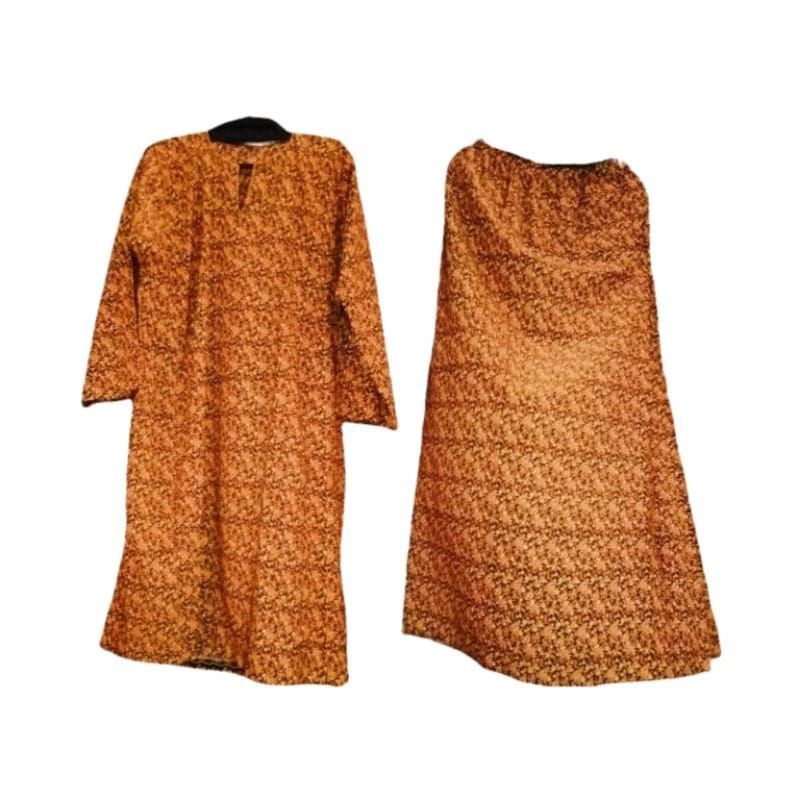 PRELOVED!! BAJU KURUNG BIASA CORAK KECIL WARNA HITAM CORAK KUNING FULL ...