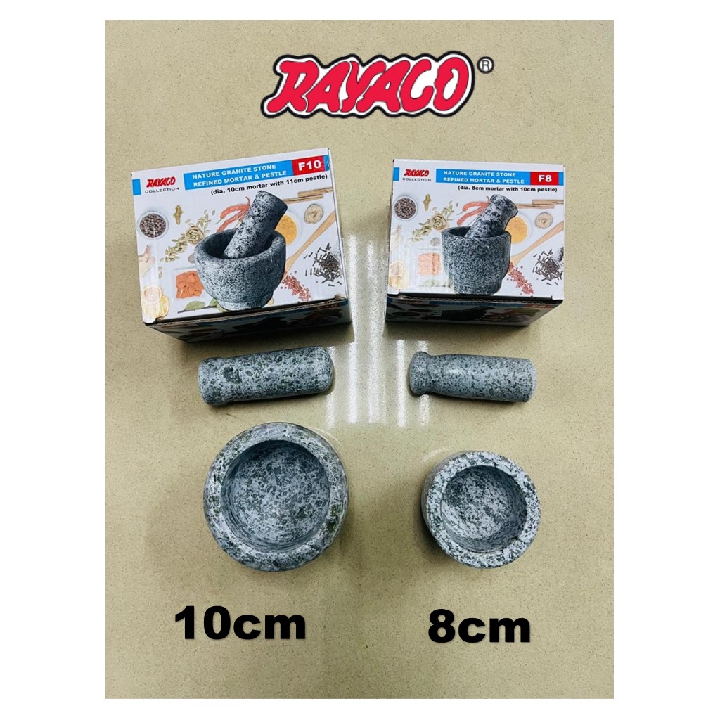 🇲🇾 Ready Stock 🇲🇾 Rayaco Nature Granite Stone Refined Mortar & Pestle ...