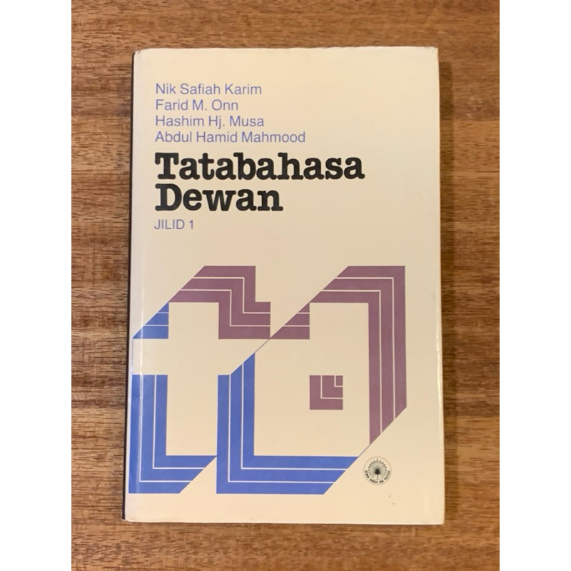 Tatabahasa Dewan Jilid 1 Book By Nik Safiah Karimfarid M Onnhashim Hj Musa Abdul Hamid
