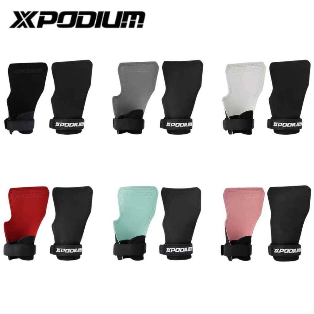XPODIUM Assisted Belt Fitness Gloves Pull-Ups Grip Palm Guards Sports ...