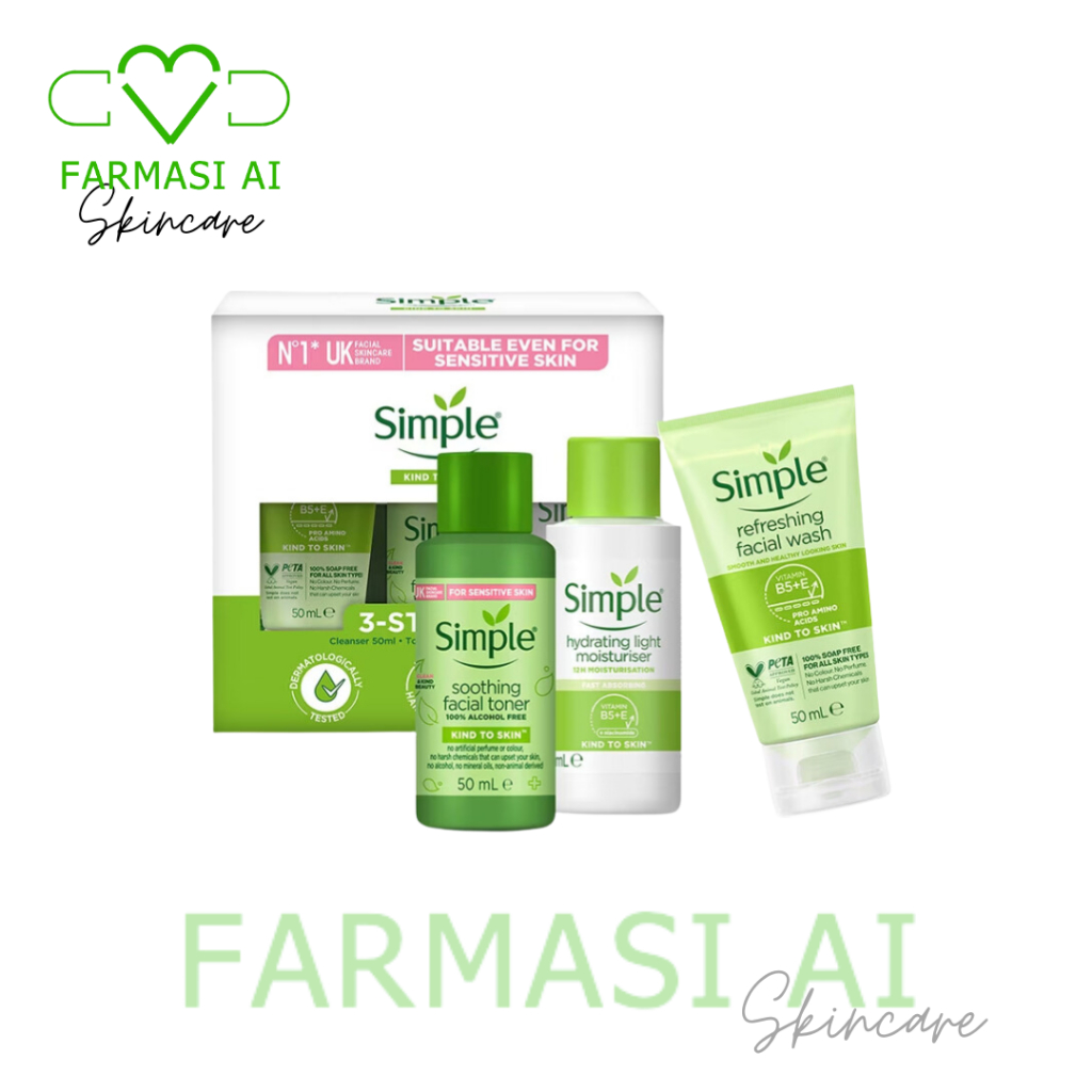 Simple Skincare 3-Step Kit (Exp Date: 07/2026) | Shopee Malaysia