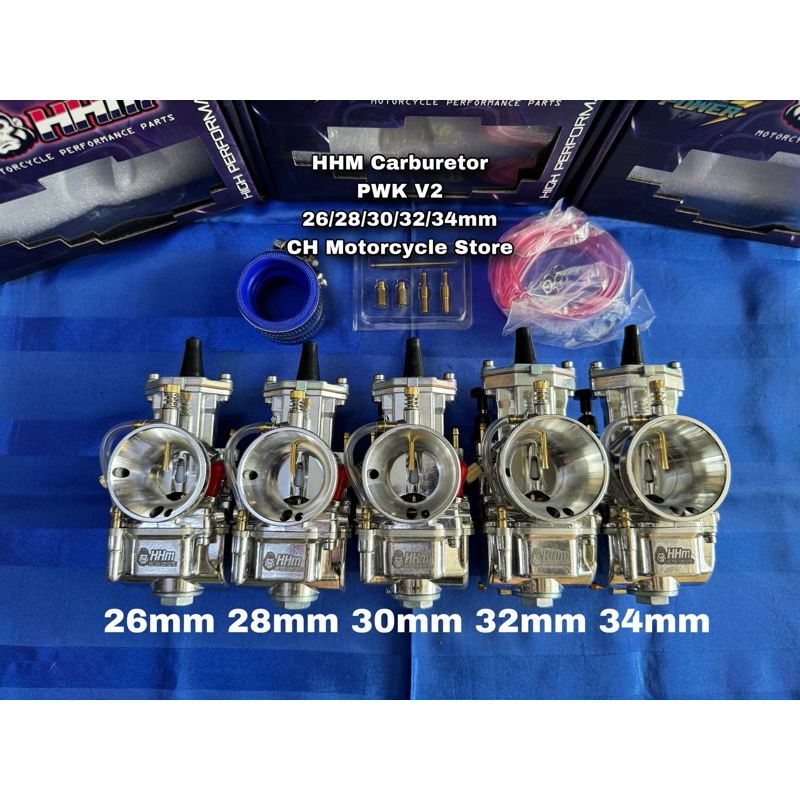 HHM Carburetor PWK 28mm 30mm 32mm 34mm 26mm Carb PWK28 PWK30 PWK32 ...