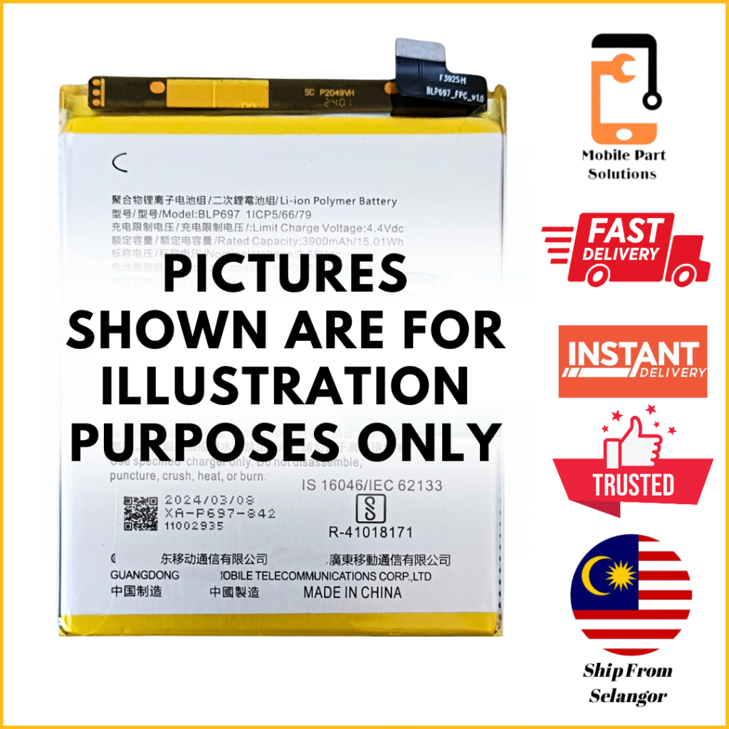 FOR OP F11 PRO (O) BATTERY (BLP697)(4000mAh)REPLACEMENT | Shopee Malaysia