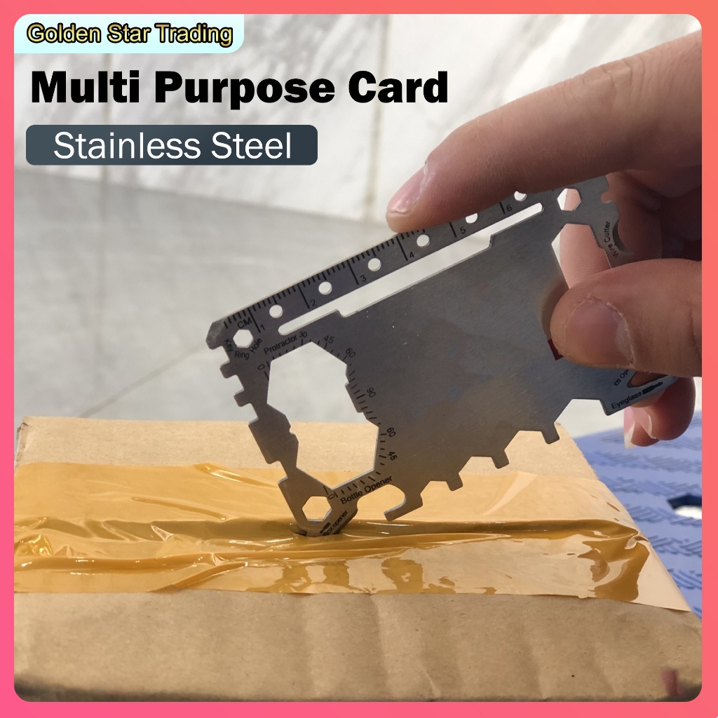 Multifunction Tool Card 46-IN-1 Stainless Steel Multifunction Tool Card ...