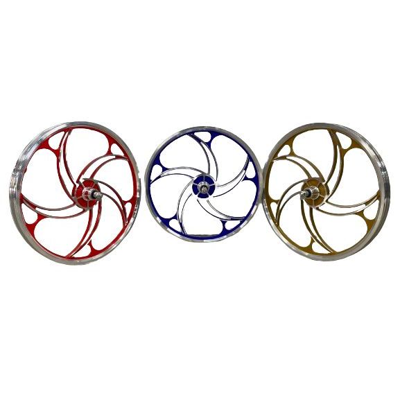SPORT RIM ALOI BASIKAL SAIZ 20" 1 SET SIAP BEARING DAN BATANG SAB ...