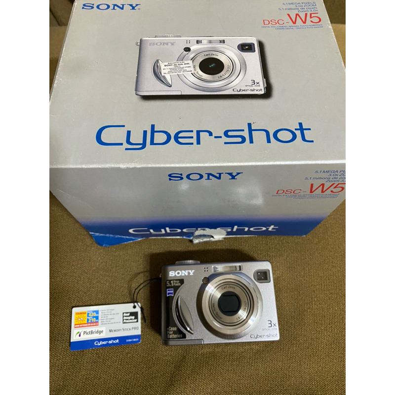 SONY DSC-W5 CYBER SHOT CCD DIGITAL CAMERA ( CARL ZEISS LENS) | Shopee ...