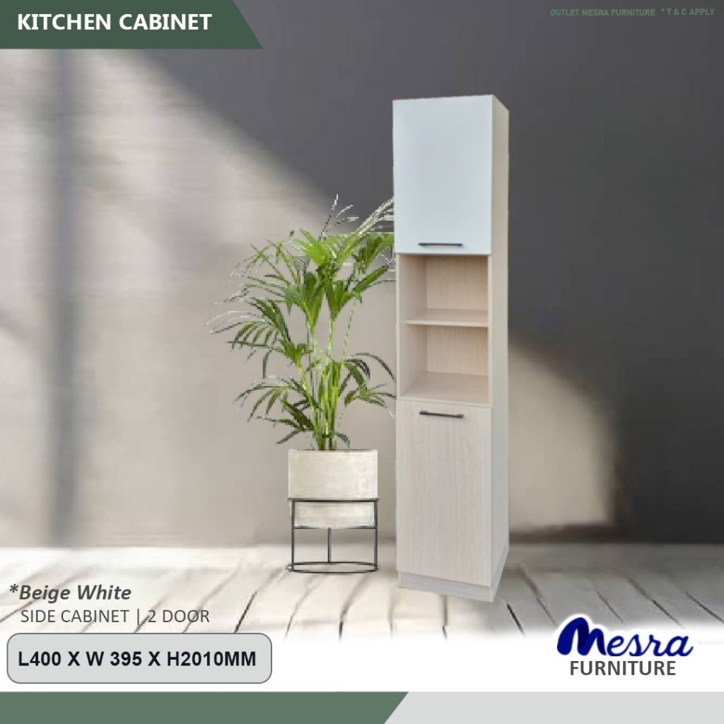 Mesra- Height Kitchen Cabinet / Columbia Color / 4 Door Tall Unit ...
