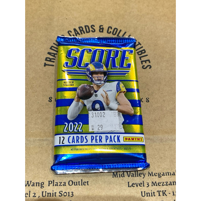 2022 Panini Score NFL SCORE Trading Cards Retail Pack | Shopee Malaysia