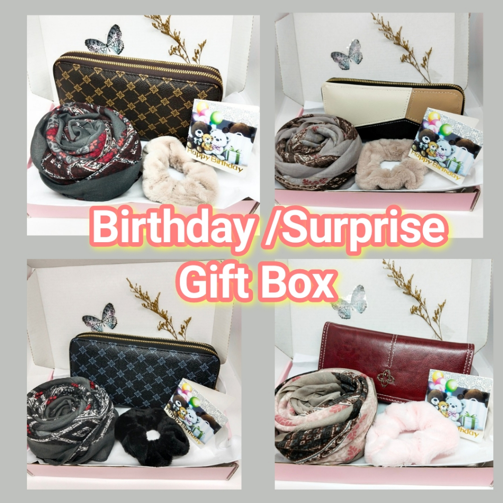 Birthday Set Gift Box/Hadiah Hari Jadi/Gift Box For Woman/Hadiah Hari ...