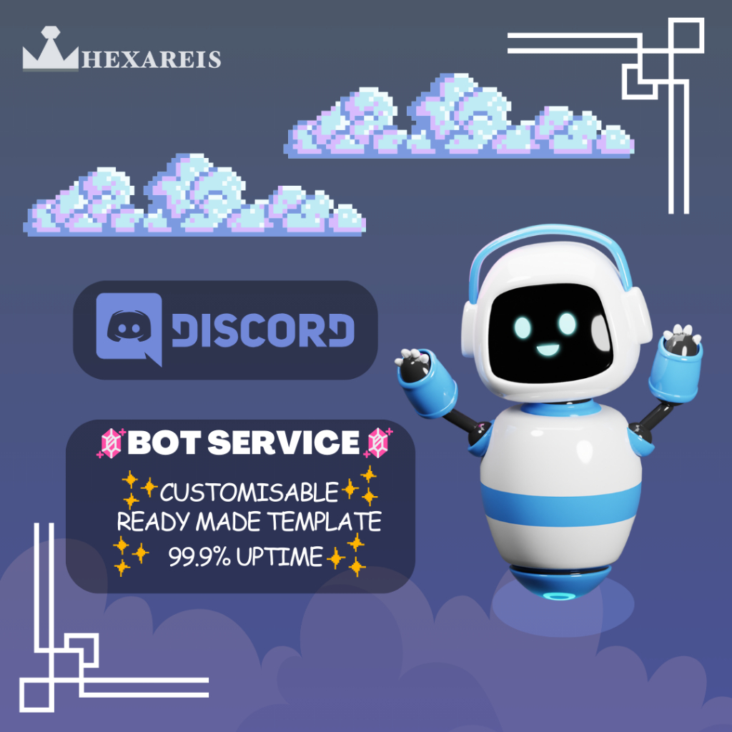 Discord Bot Service (Template / Scratch) | HexaReis | Shopee Malaysia