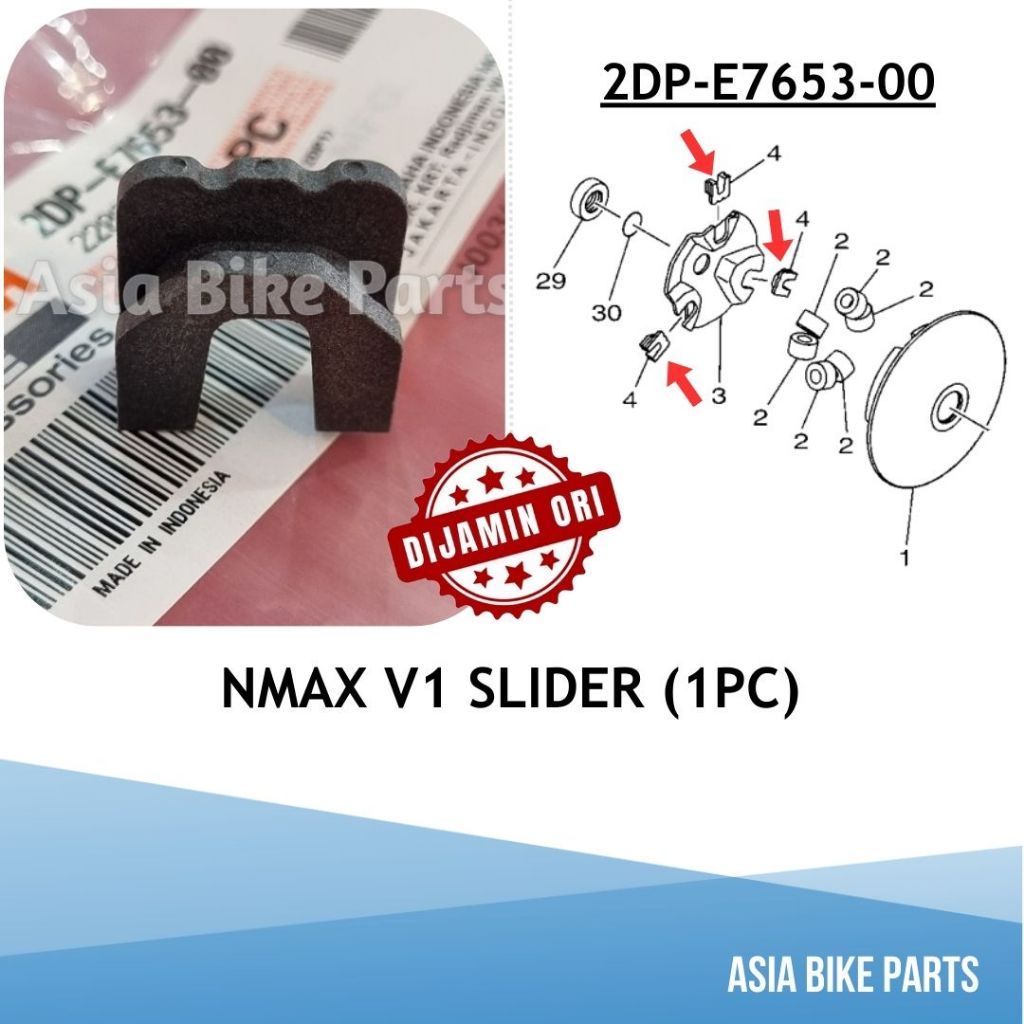 Yamaha Original NMAX V1 Cam Slider - 2DP-E7653-00 | Shopee Malaysia