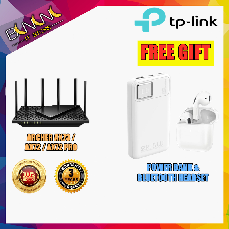TP-LINK Archer AX73 / AX72 / AX72 PRO AX5400 Dual-Band Gigabit Wi-Fi 6 ...