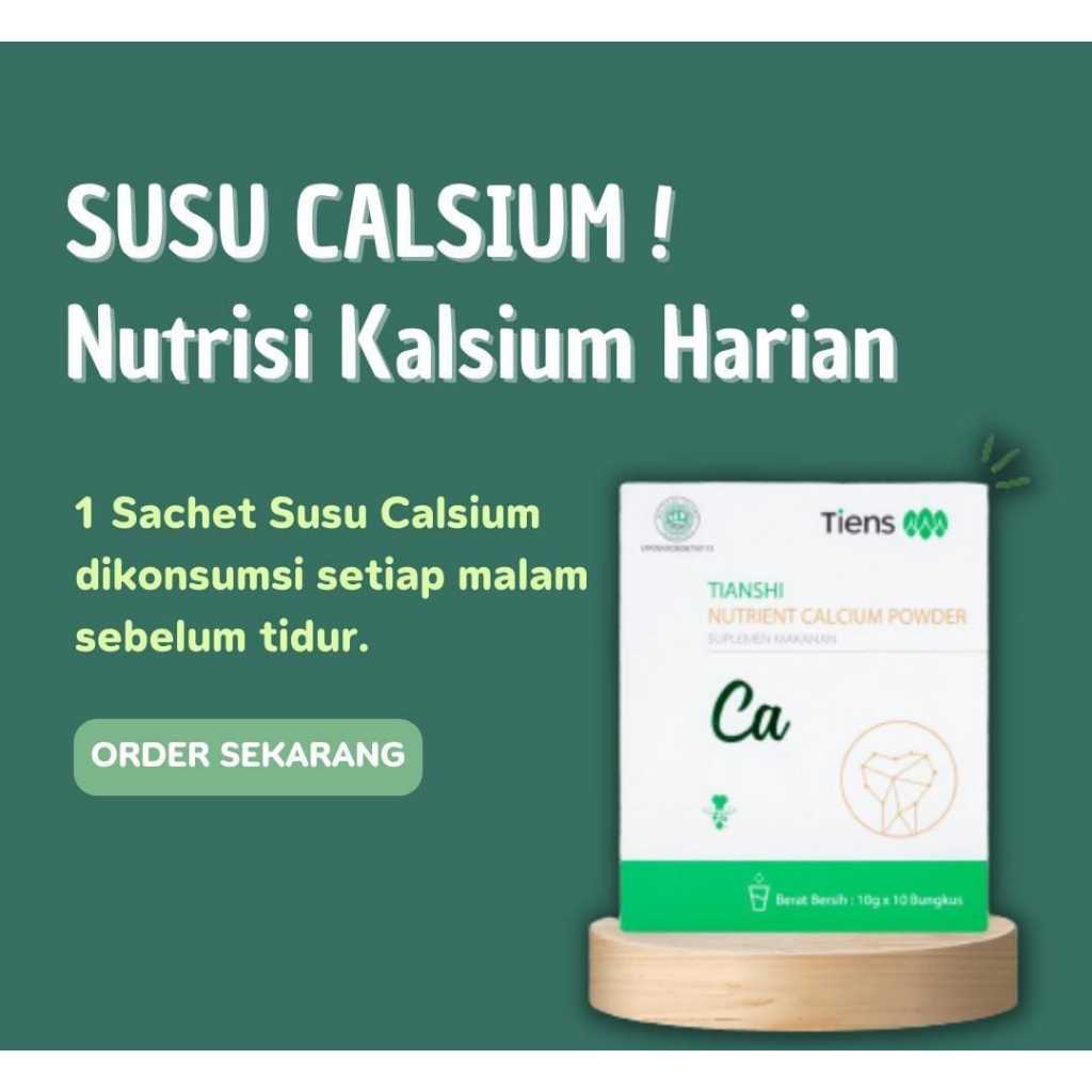 [ 6 SACHET CALCIUM ] UBAT TINGGI CALCIUM SUSU PENUHI NUTRISI KALSIUM ...