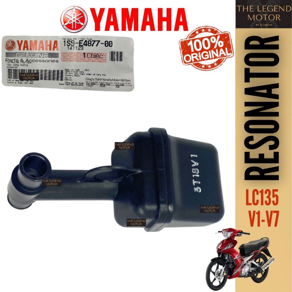 LC 135 LC135 V1 V2 V3 V4 V5 V6 V7 135LC Resonator Air Box Tank Kecil Angin Kotak Ori 1S9-E4877 ...
