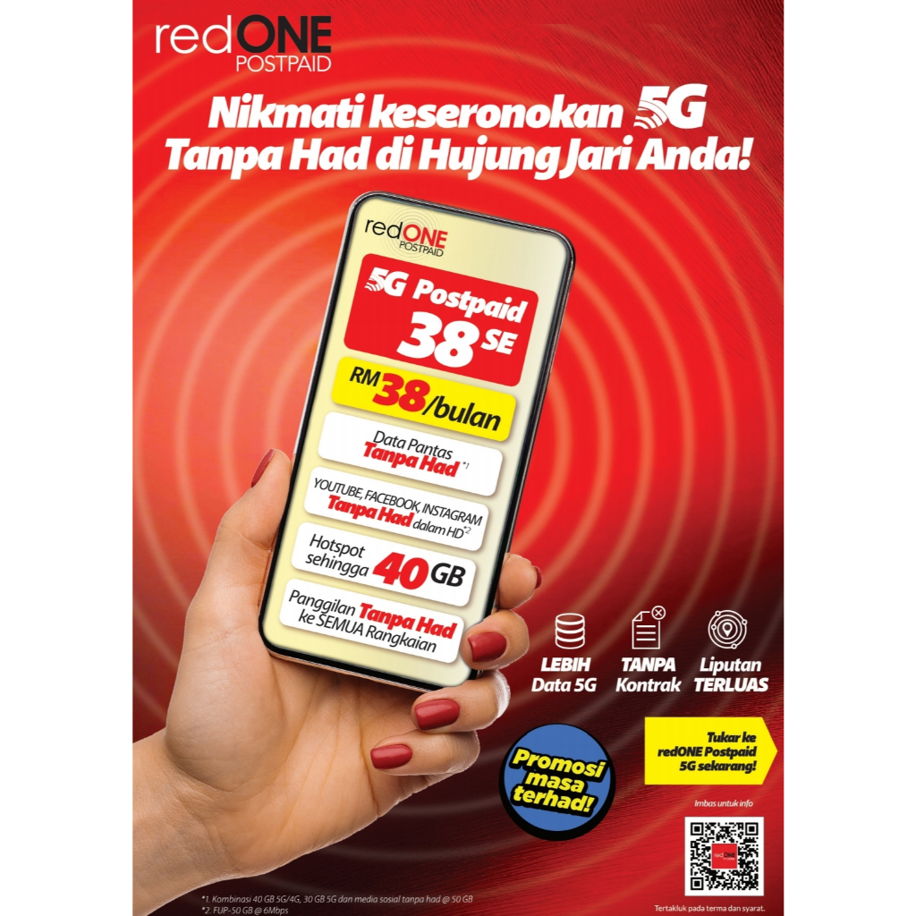 𝗿𝗲𝗱𝗢𝗡𝗘 𝗨𝗻𝗹𝗶𝗺𝗶𝘁𝗲𝗱 𝗦𝗲𝗺𝘂𝗮 | Shopee Malaysia