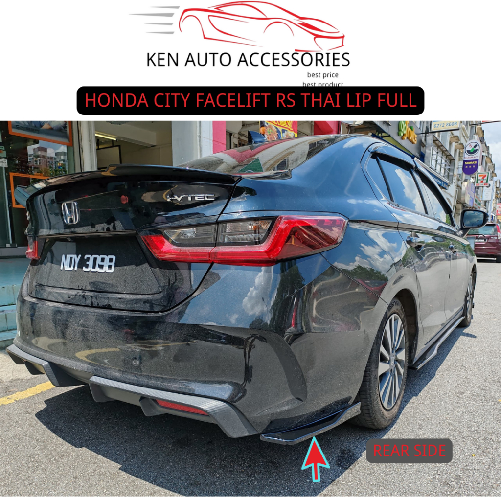 HONDA CITY 2023~2025 FACELIFT S/E/V/ RS SPEC RS THAI LIP ( FRONT, REAR ...
