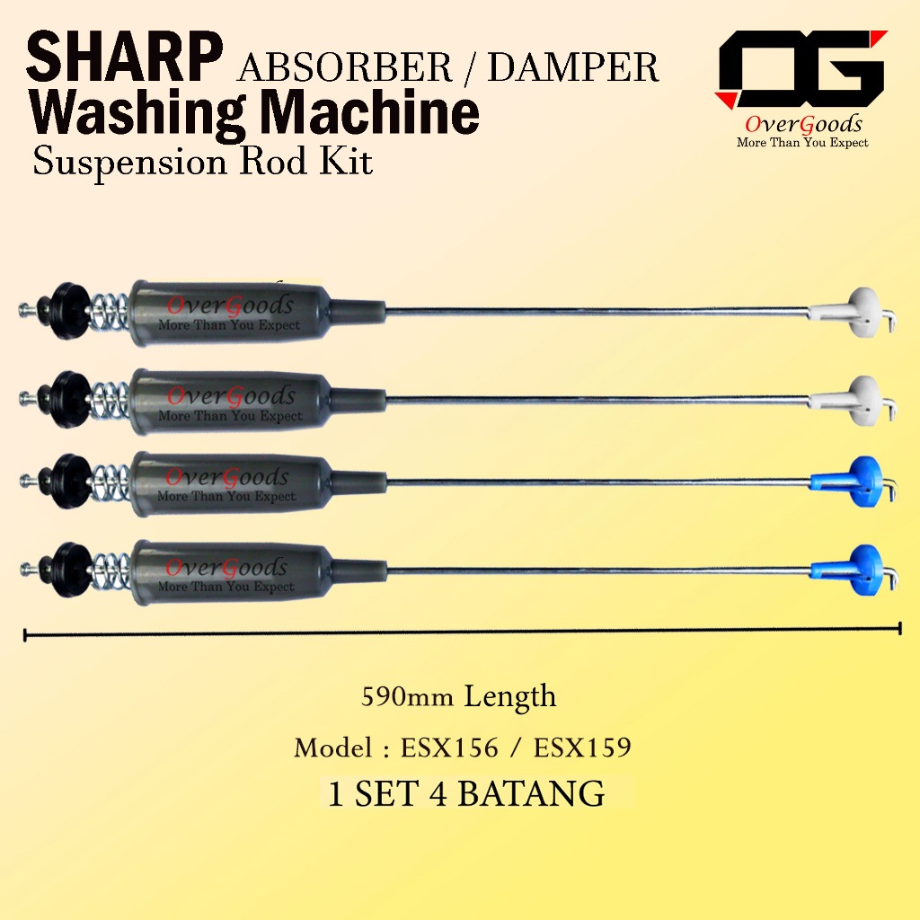 59cm ESX156 / ESX159 SHARP Suspension Rod / Damper Rod / Absorber Mesin ...