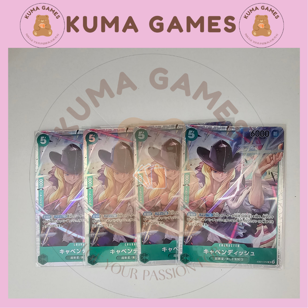 One Piece Card Game EB01-012 Cavendish SR Single or Green Playset | Shopee Malaysia