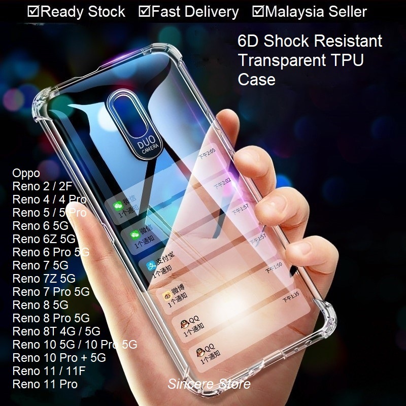 Oppo Reno 11 Pro 11F 10 Pro + 5G 8 Pro 8T 7 7Z 6 6Z 5 4 4G 2 2F ...