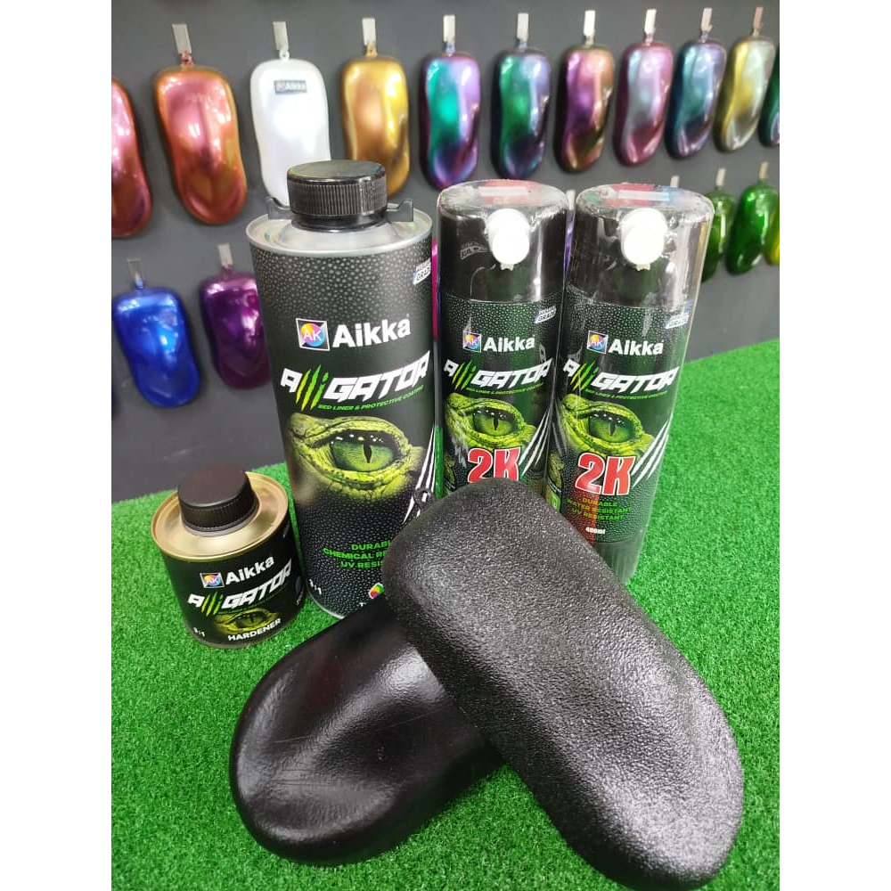 AIKKA ALLIGATOR PAINTS/ 2K BED LINER & PROTECTIVE AEROSOL SPRAY ...