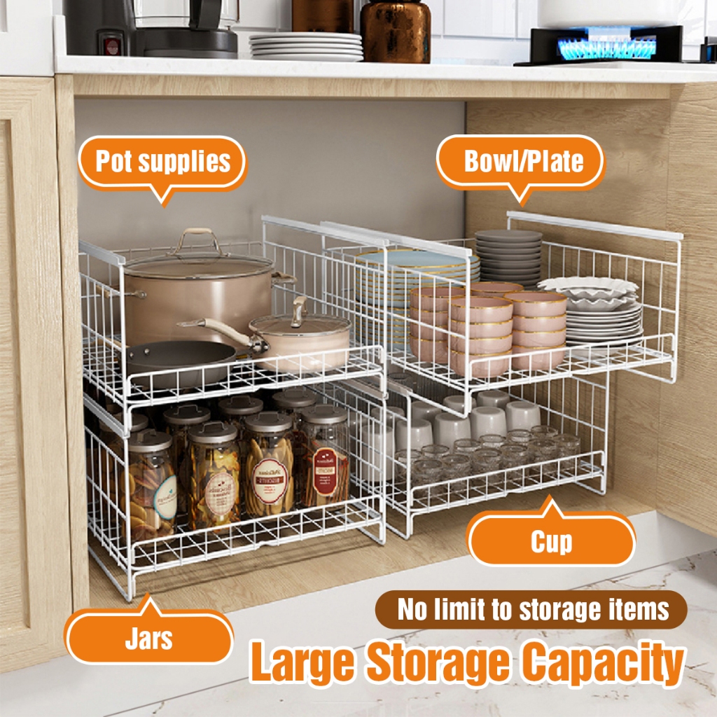 Stainless Steel Pull Out Rack Pull Out Basket For Kitchen Cabinet ...