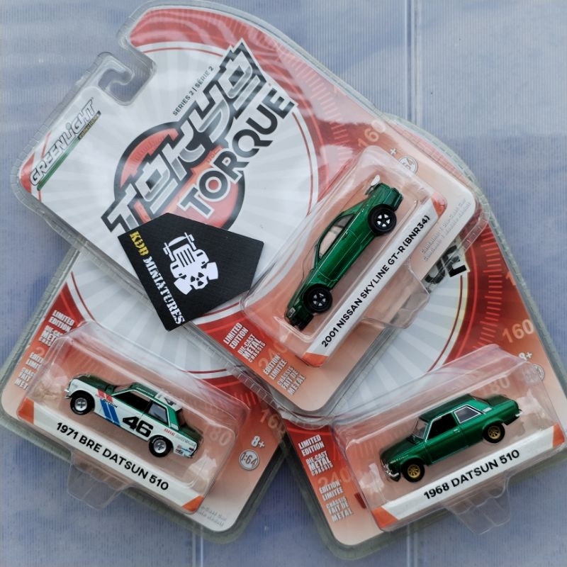 1/64 Greenlight Tokyo Torque S2 Green Machine / CHASE Static Display ...