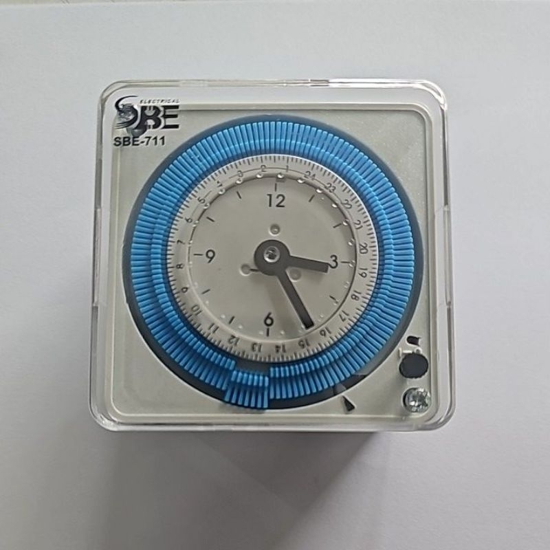 SBE 711 24HOURS TIME SWITCH(SUITABLE TO FIX WITH HAGER EH711 BASE ...
