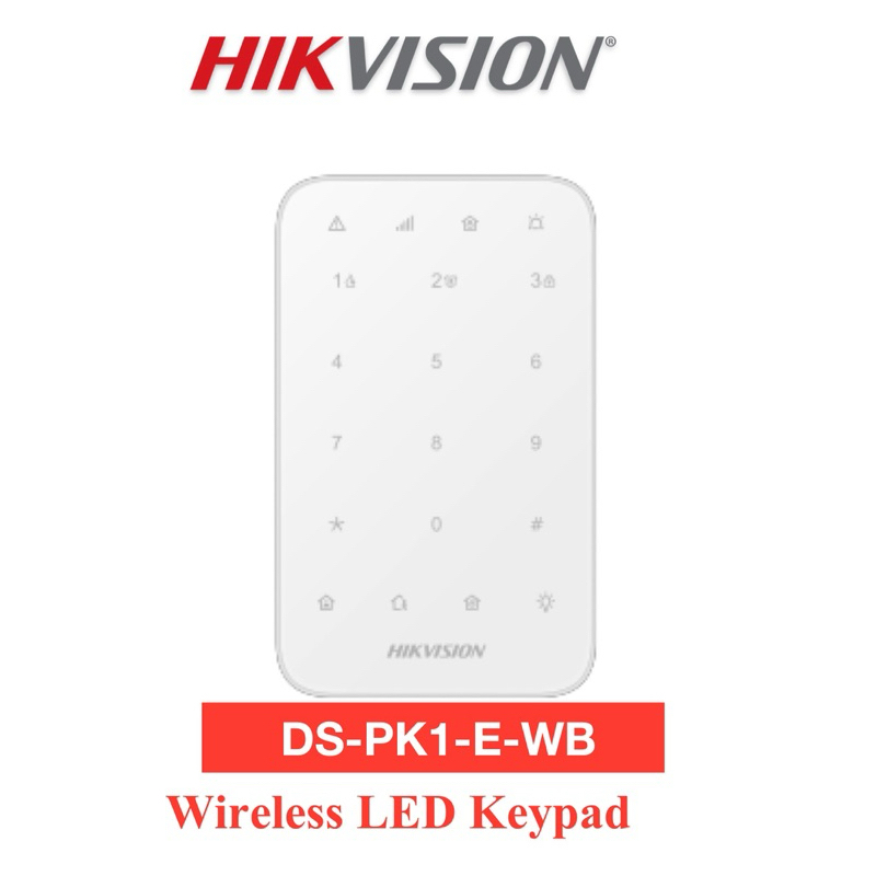 HIKVISION DS-PK1-E-WB Wireless LED Keypad. | Shopee Malaysia