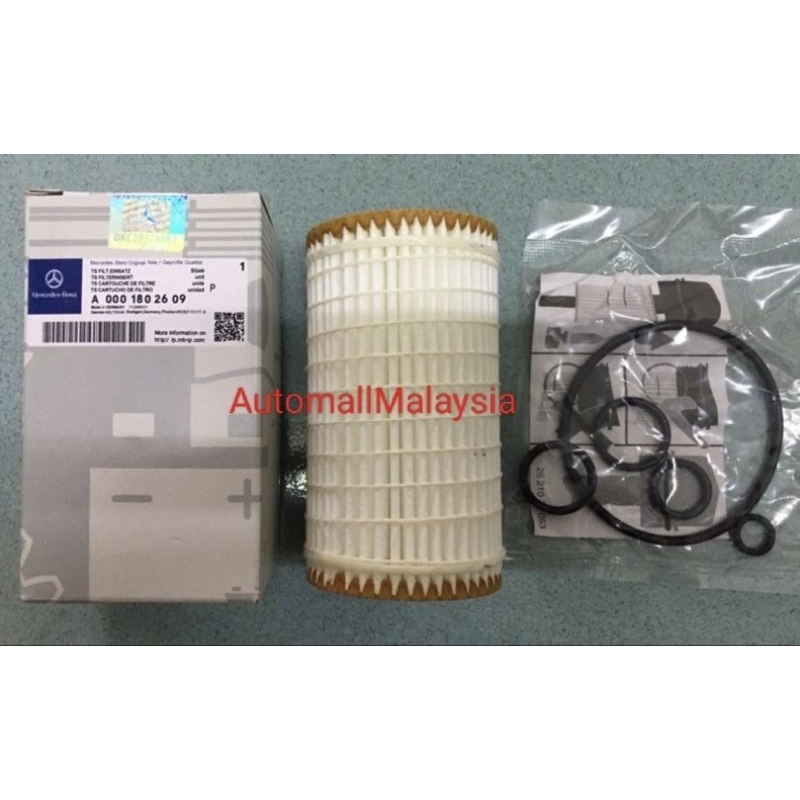 ORIGINAL Mercedes M112 / M272 V6 W210 W211 W220 Oil Filter 0001802609 ...