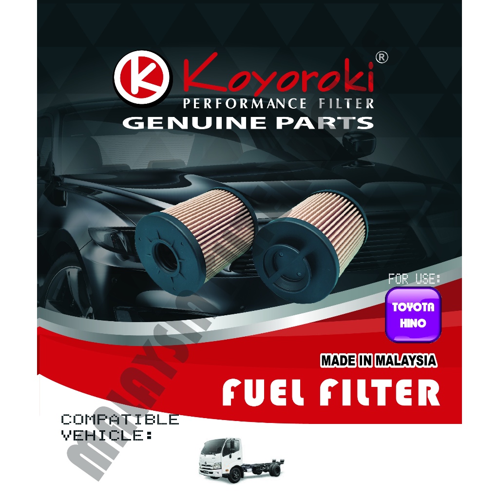 HINO DUTRO 300 SERIES(XZC730) PENAPIS FUEL FILTER RHN-78500-FU 23304 ...