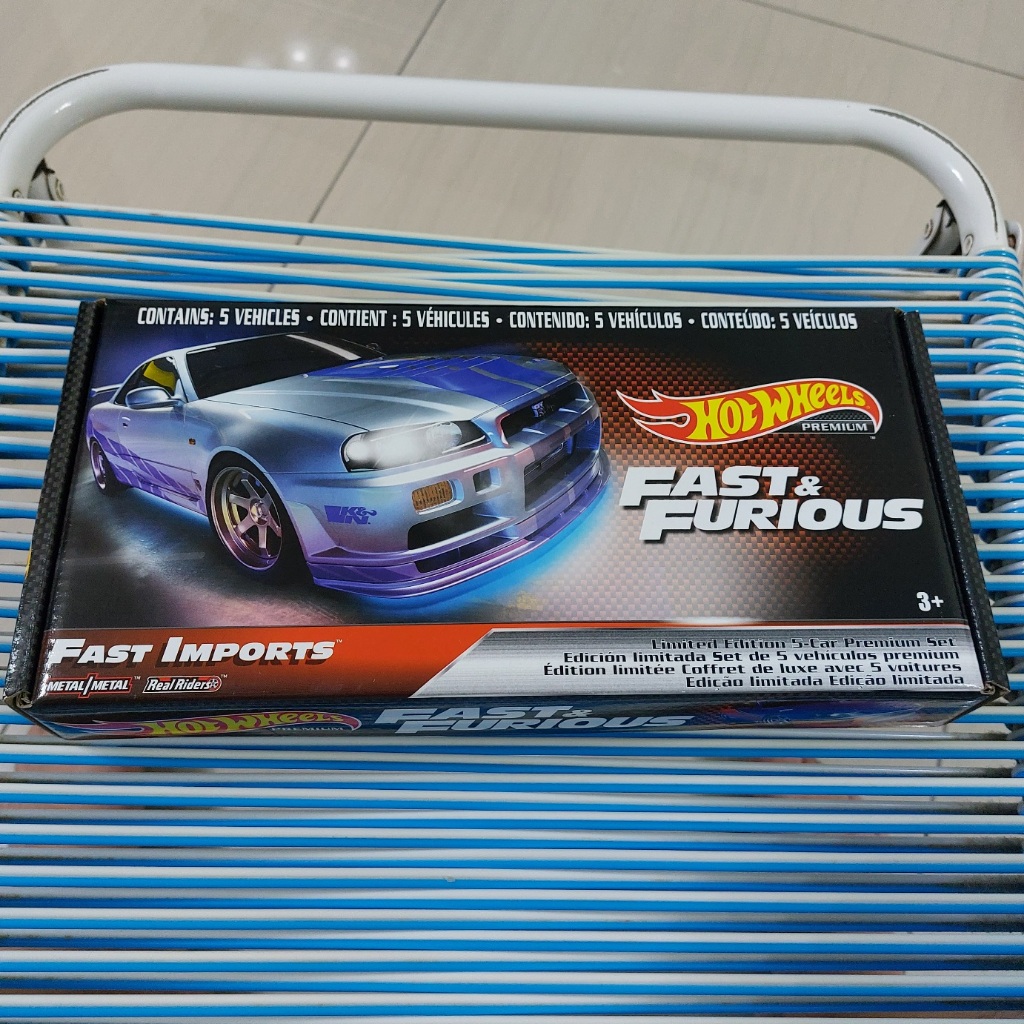 Hotwheels Car Culture Fast & Furious Fast Import BOX set complete with ...