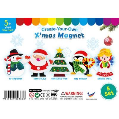 Christmas 2D Magnet Painting DIY Kit/Kit Seni Lukisan Magnet 2D Krismas ...