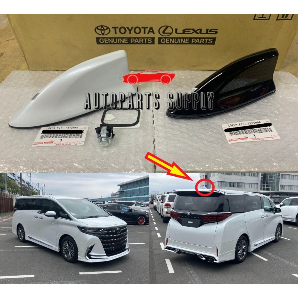 ORIGINAL TOYOTA ALPHARD VELLFIRE 2023 - 2024 AGH40 GGH40 TAHA40 SHARK ...