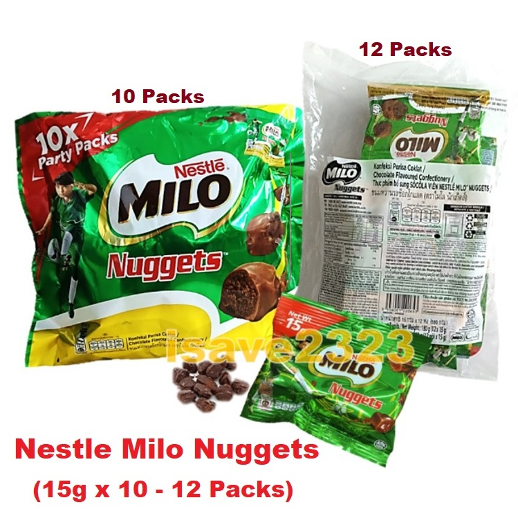 Nestle Milo Nuggets (15g x 10 - 12 Packs) | Shopee Malaysia