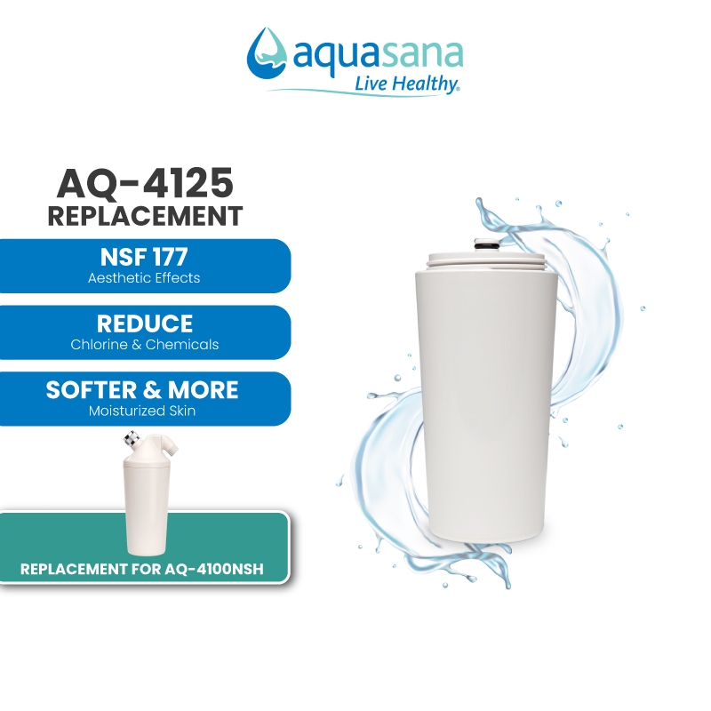Aquasana AQ-4125 Replacement Cartridge (For Aquasana AQ-4100 Shower ...