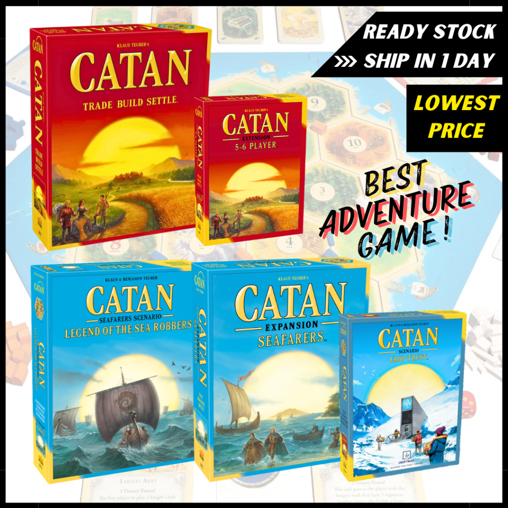 Catan Collection Board Games Card Games Trade Built Settle Expansion ...