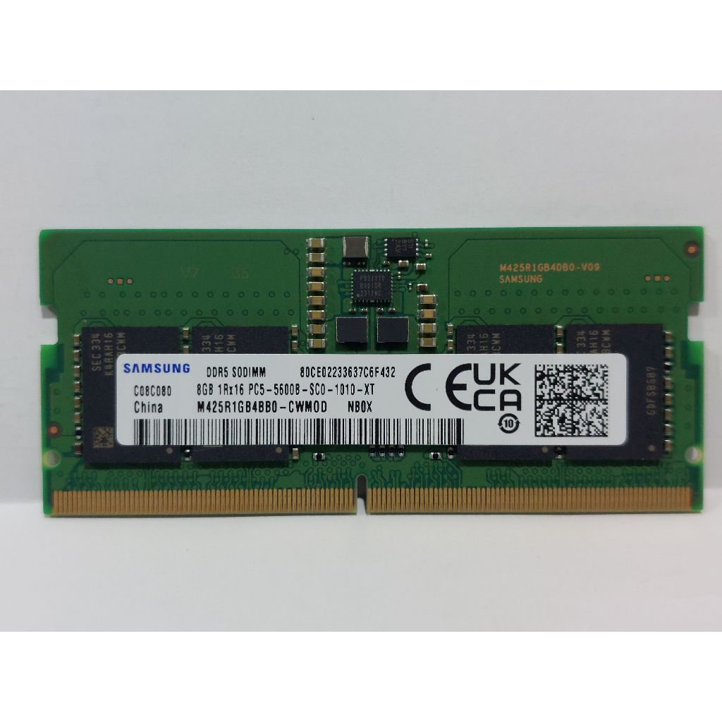 Samsung 8GB DDR5 5600MHz Laptop Notebook Memory SoDIMM RAM | Shopee ...
